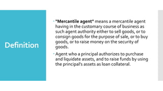 Mercantile agency system | PPTX