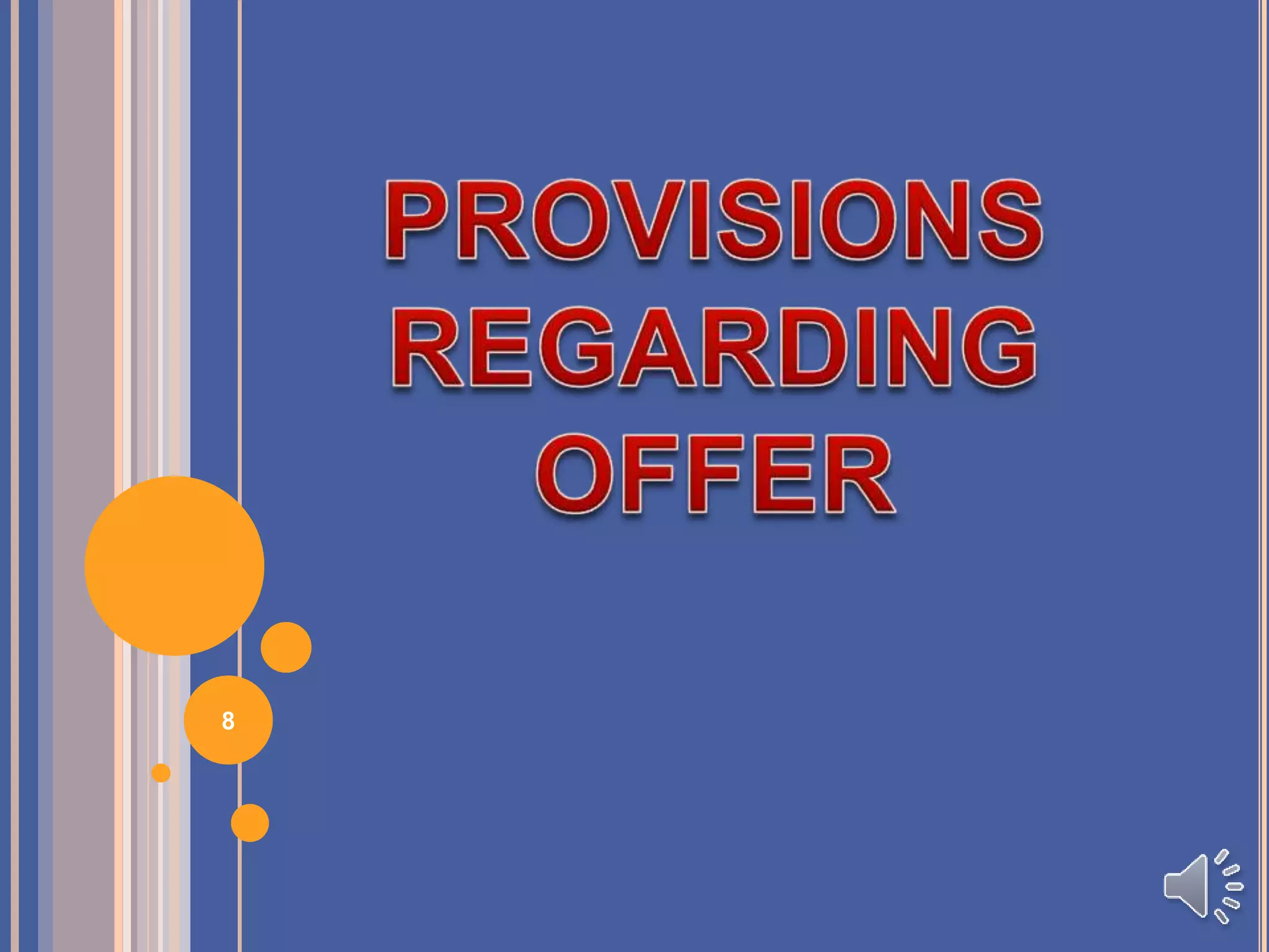 meaning,provisions &types of offer (mercantile law) | PPTX