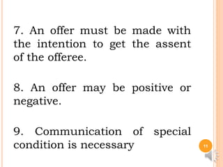 meaning,provisions &types of offer (mercantile law) | PPTX