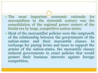 Mercantilism | PPTX