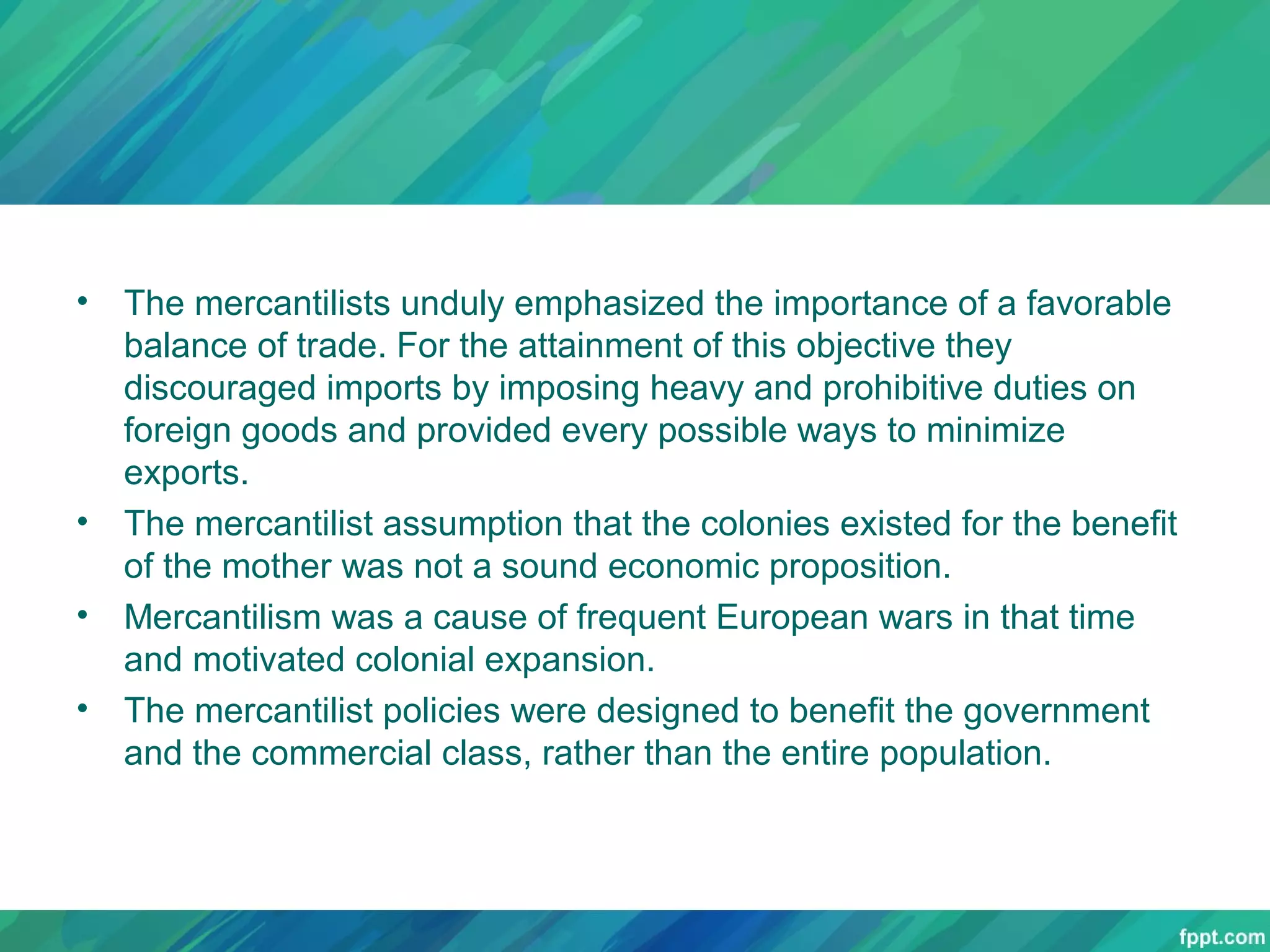 Mercantilism | PPT
