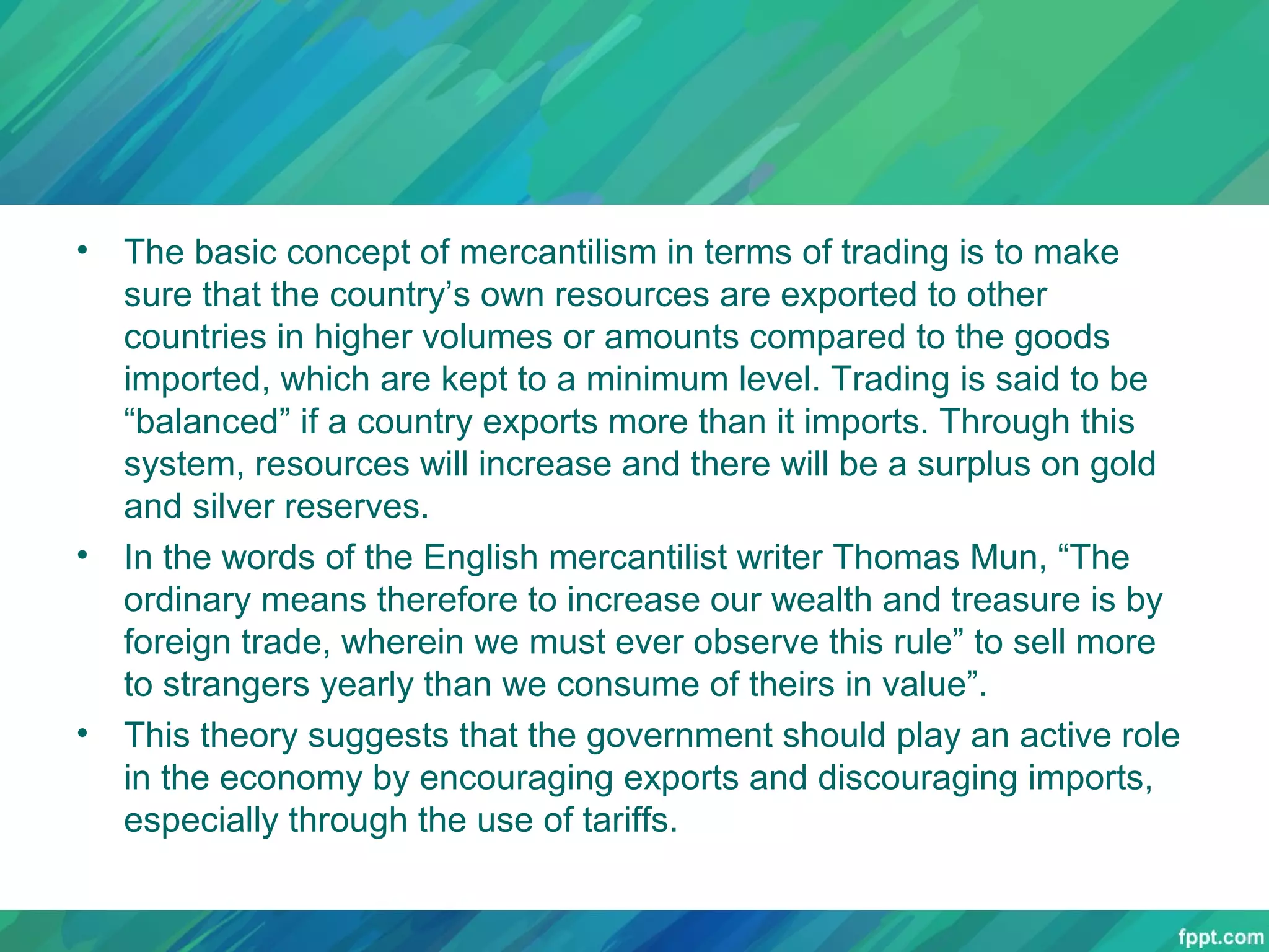 Mercantilism | PPT