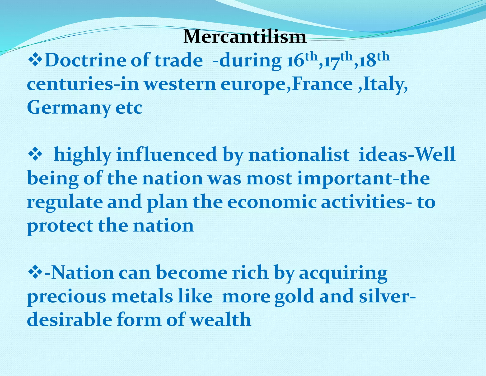 Mercantilism | PPTX
