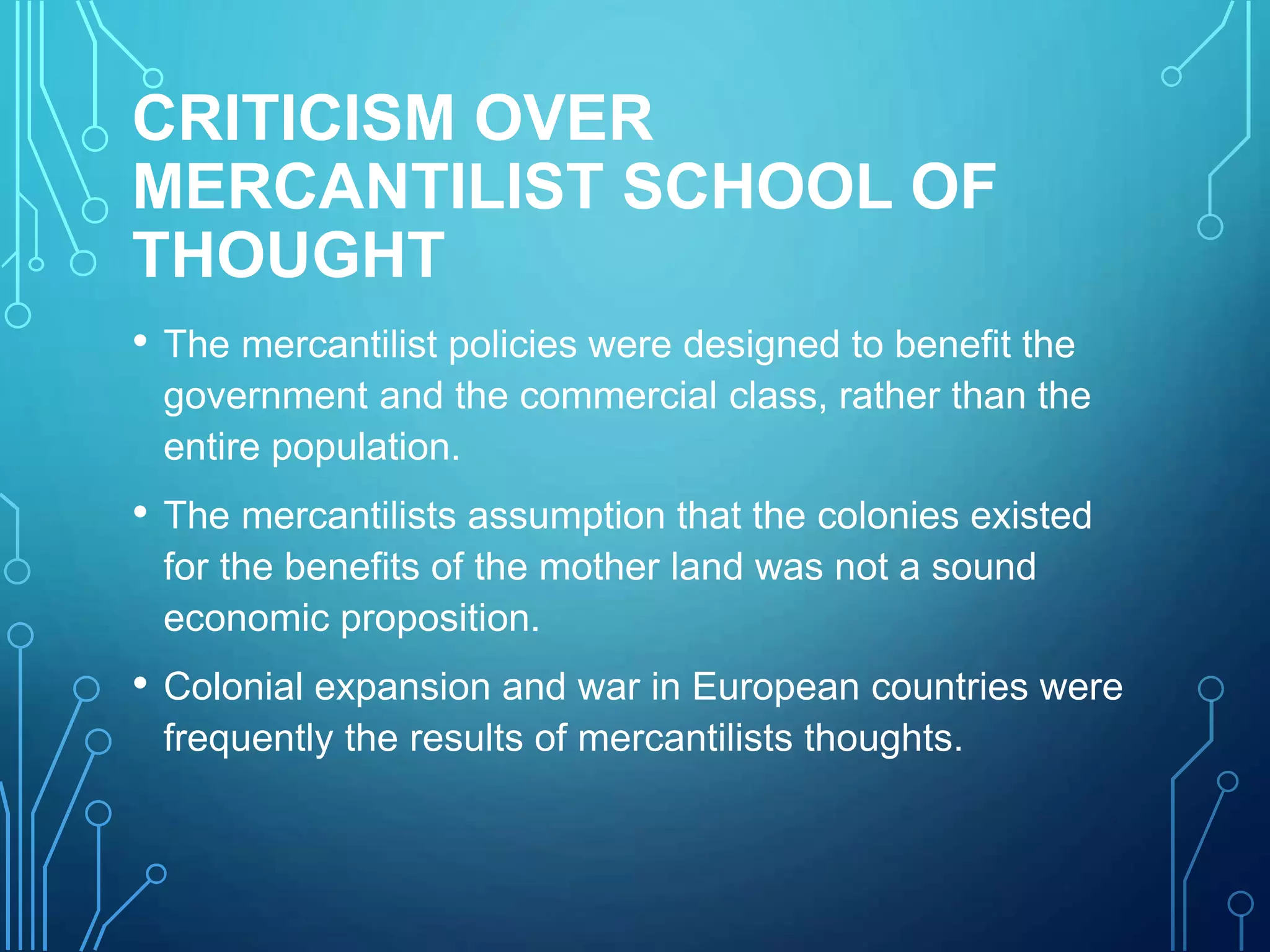 Mercantilism and-the-physiocrats | PPTX