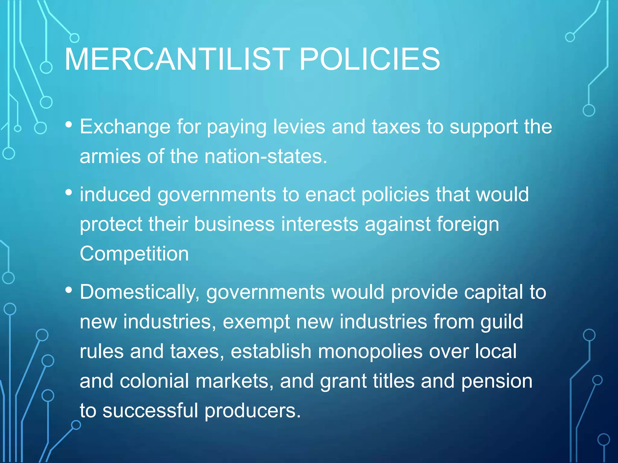 Mercantilism and-the-physiocrats | PPTX