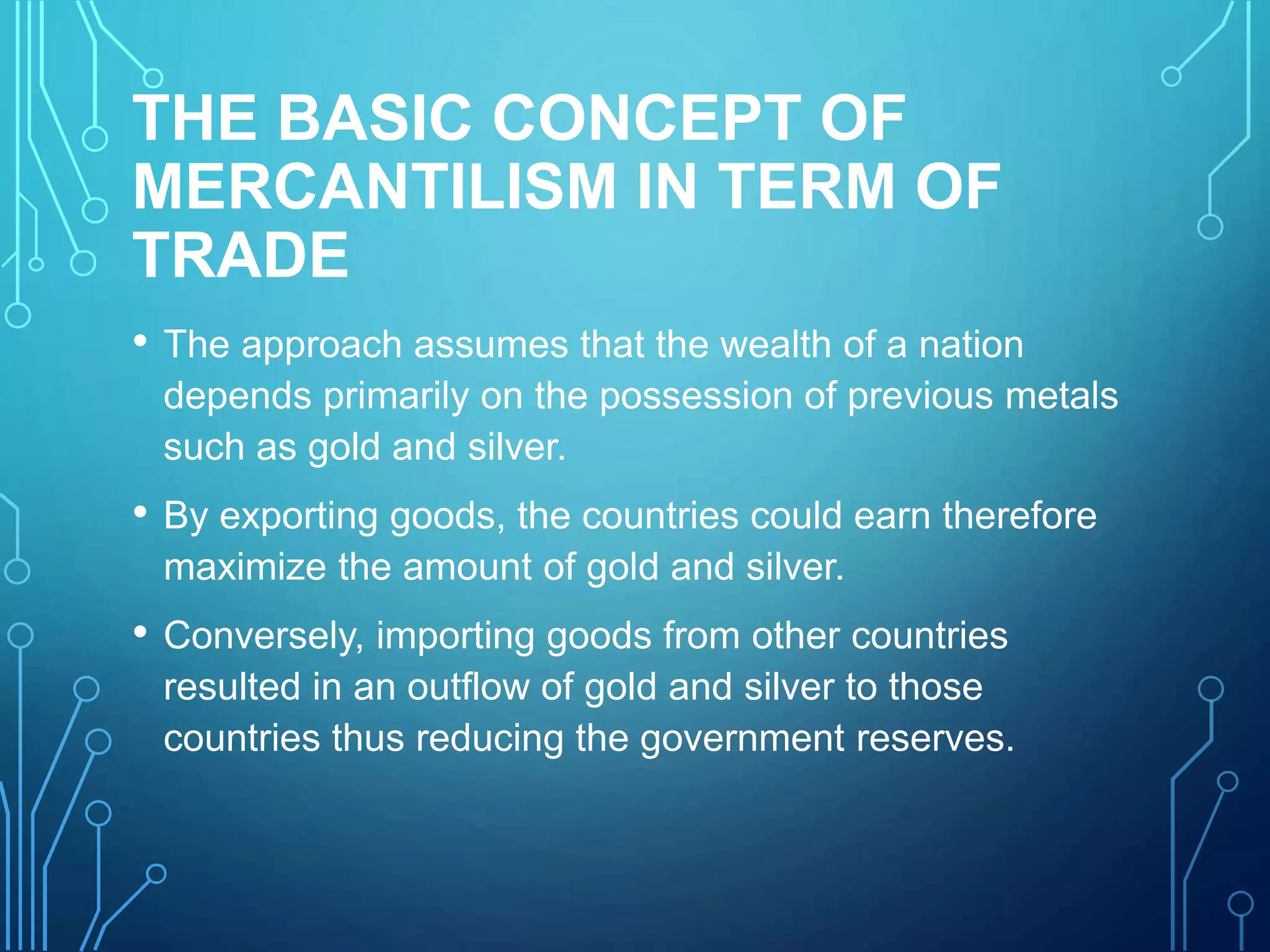 Mercantilism and-the-physiocrats | PPTX