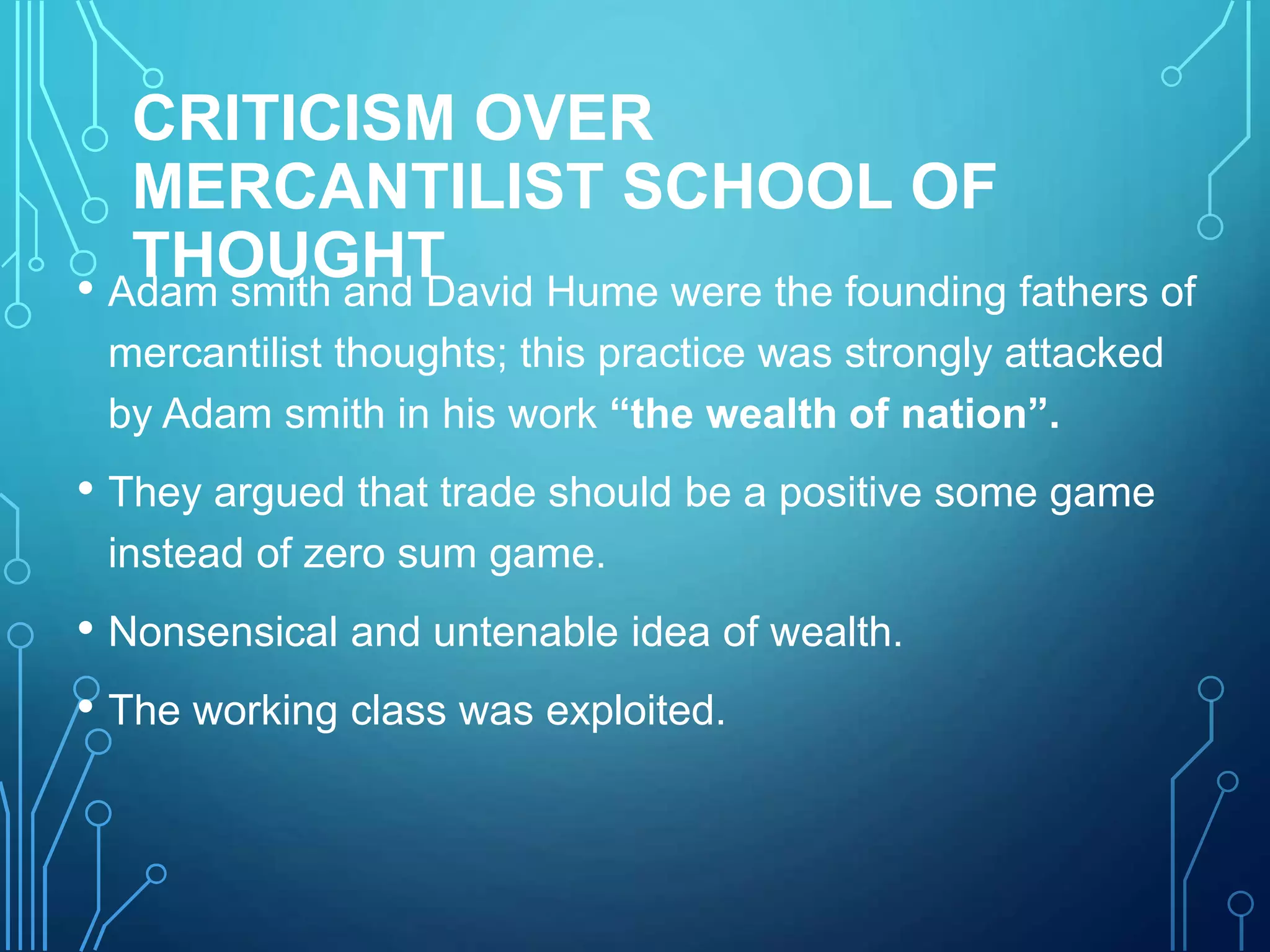 Mercantilism and-the-physiocrats | PPTX