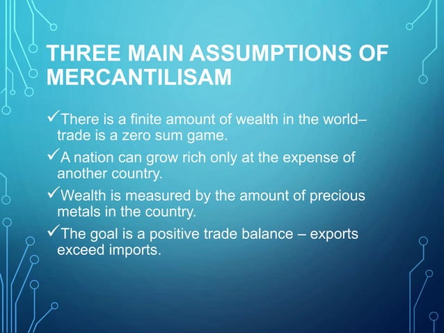 Mercantilism and-the-physiocrats | PPTX