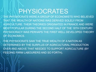 Mercantilism and-the-physiocrats | PPT