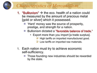 Mercantilismand actsppt | PPT
