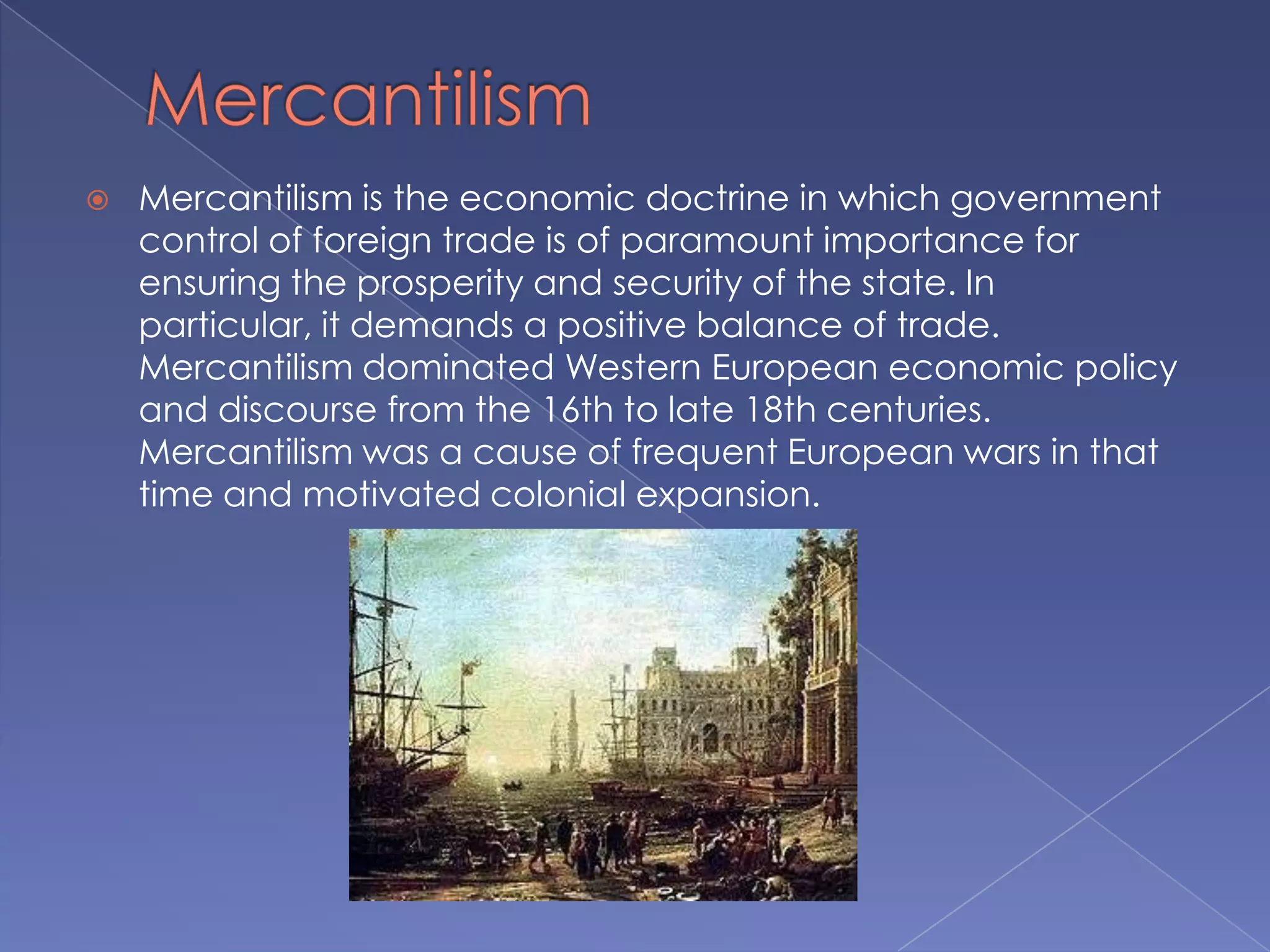 Mercantilism during 18th century 1 | PPTX
