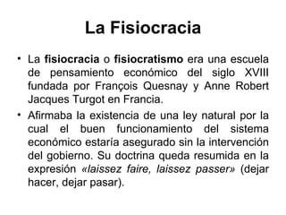 Mercantilismo -fisiocracia | PPT