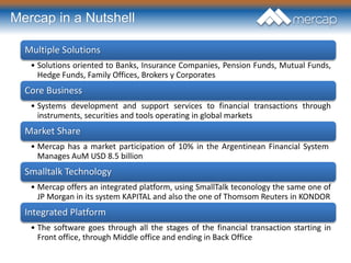 Mercap Corporate Presentation 2014 | PPT