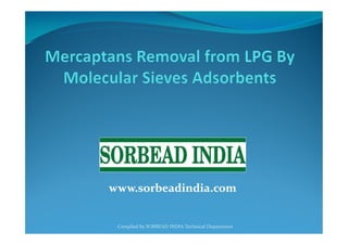 Molecular Sieve Mercaptans Removal from LPG | PDF