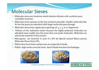 Molecular Sieve Mercaptans Removal from LPG | PDF
