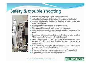 Molecular Sieve Mercaptans Removal from LPG | PDF