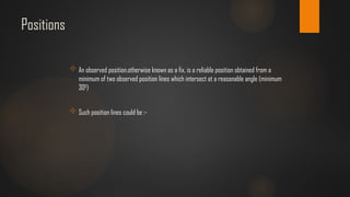 Types of charts and Mercator Chart projection | PPTX