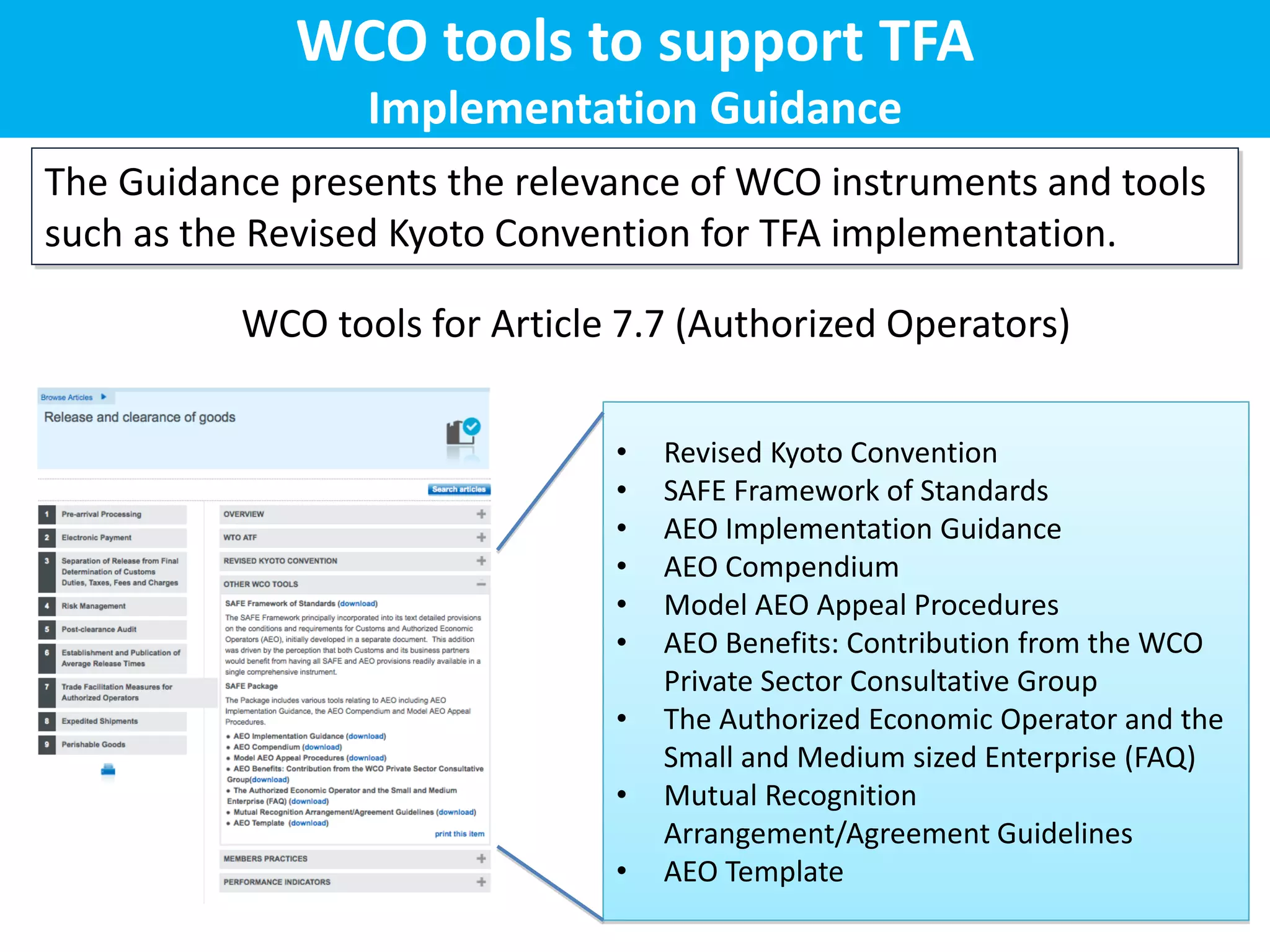 Mercator programme_WCO_SWC2016 | PDF
