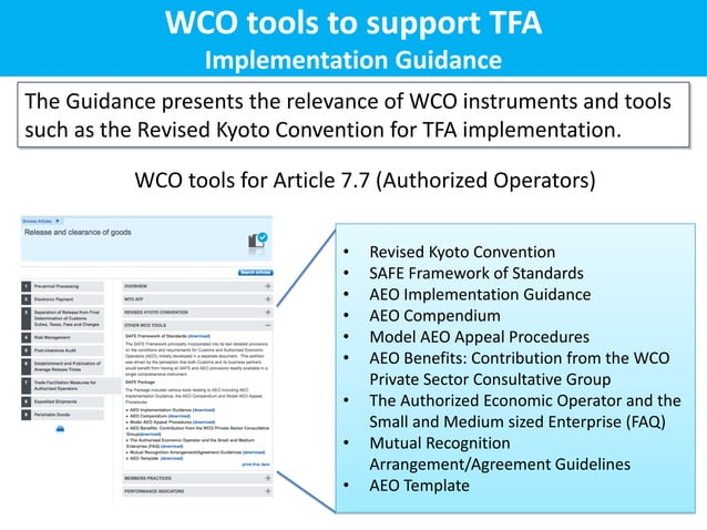 Mercator programme_WCO_SWC2016 | PPT