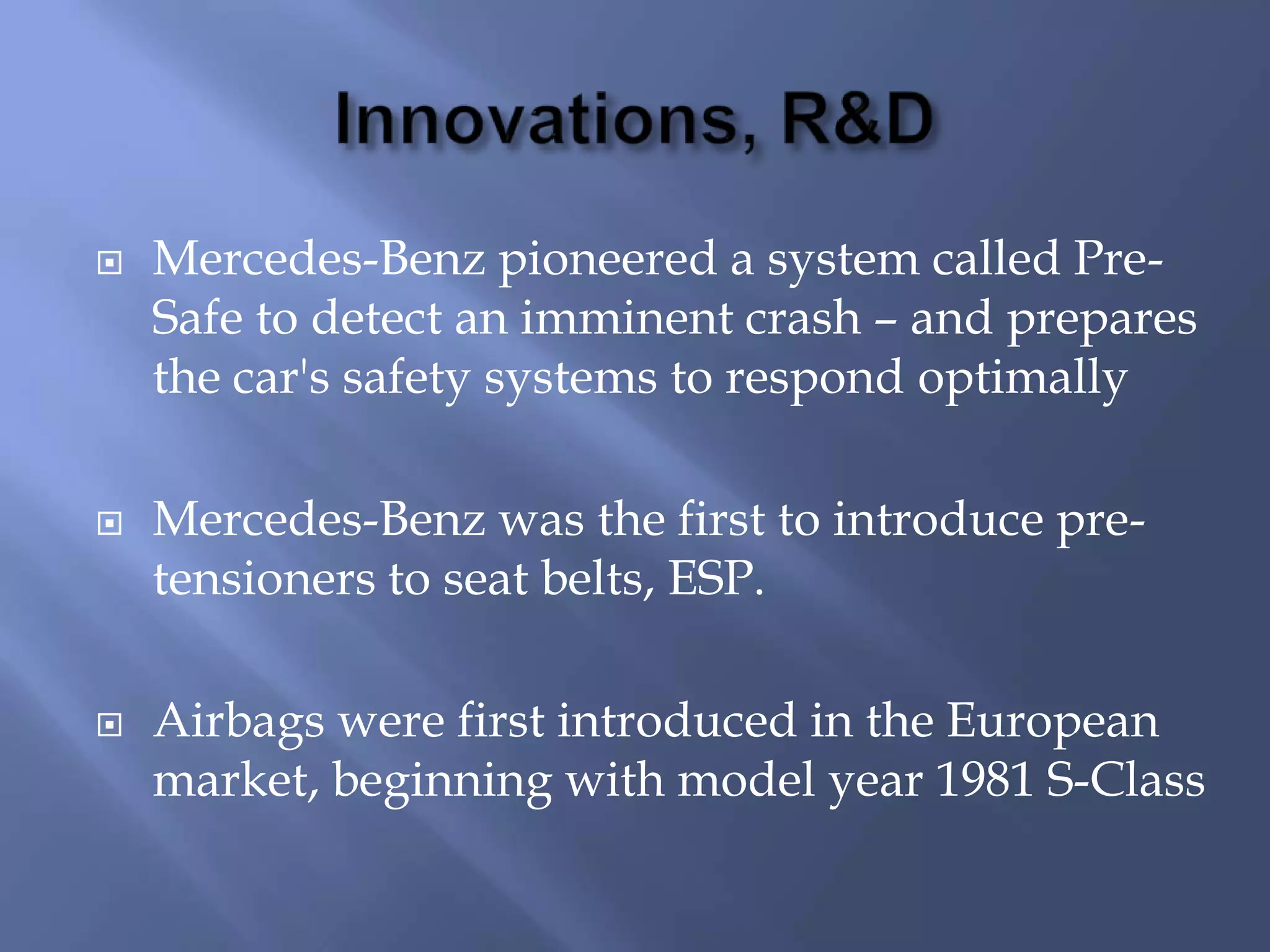 Mercedes Benz Car Automobile | PPT