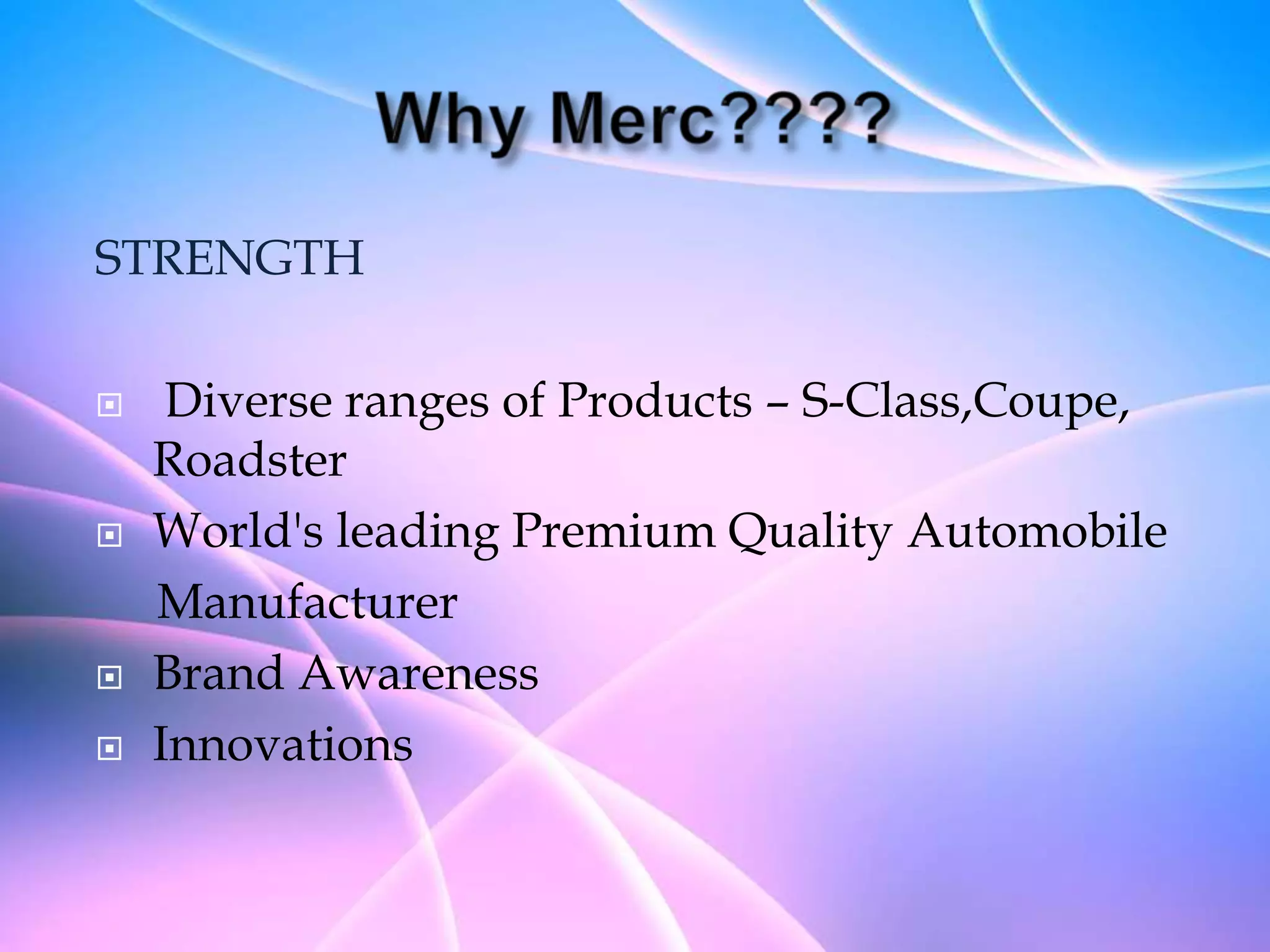 Mercedes benz Presentation | PPTX