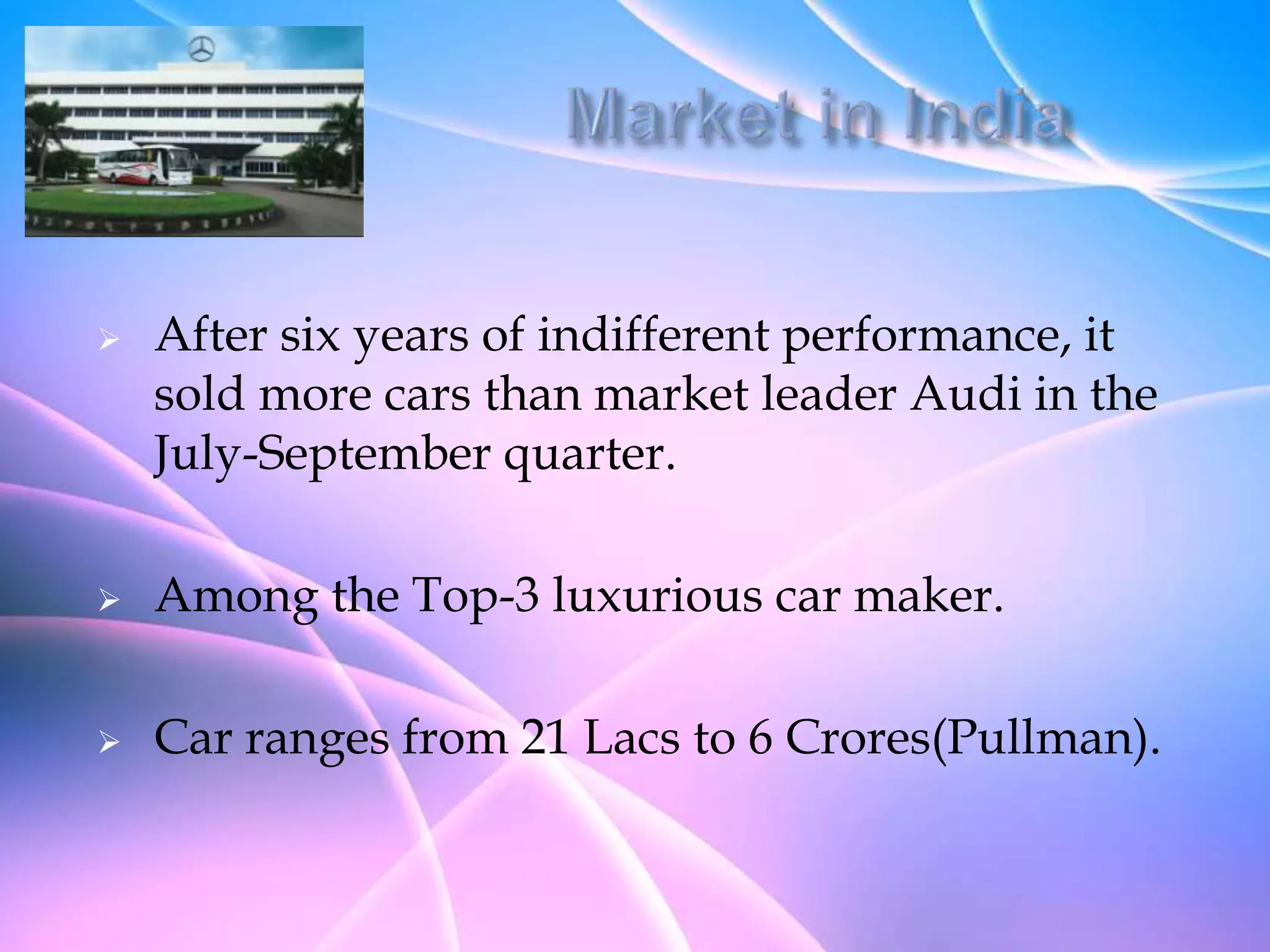 Mercedes benz Presentation | PPTX