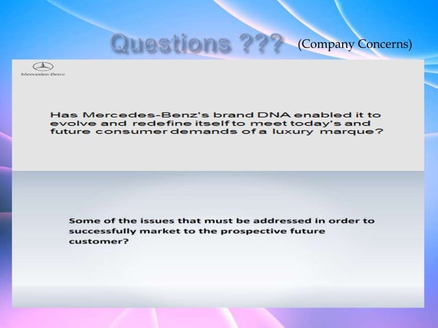 Mercedes benz Presentation | PPTX