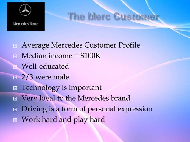 Mercedes benz Presentation | PPTX