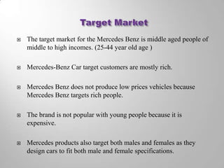Mercedes Benz market | PPTX