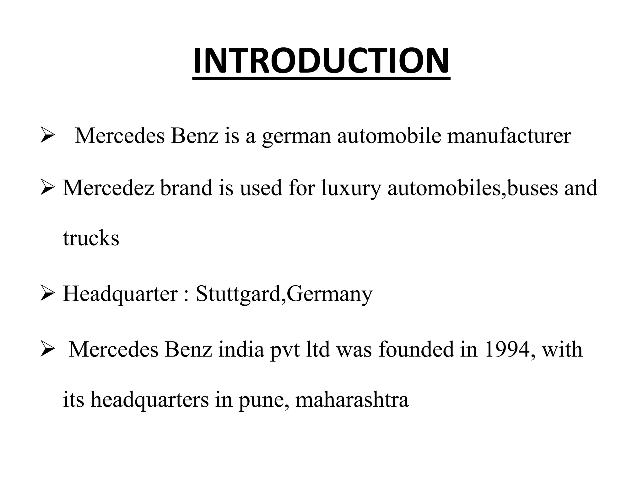 Mercedes benz marketing (stp) | PPTX