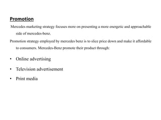 Mercedes benz marketing (stp) | PPTX