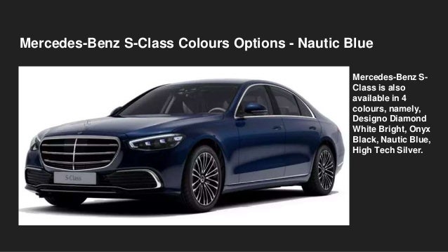 Mercedes Benz S-class everything you need to know | PPTX