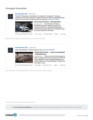Mercedes-Benz Case Study: Getting more mileage from shareable content ...