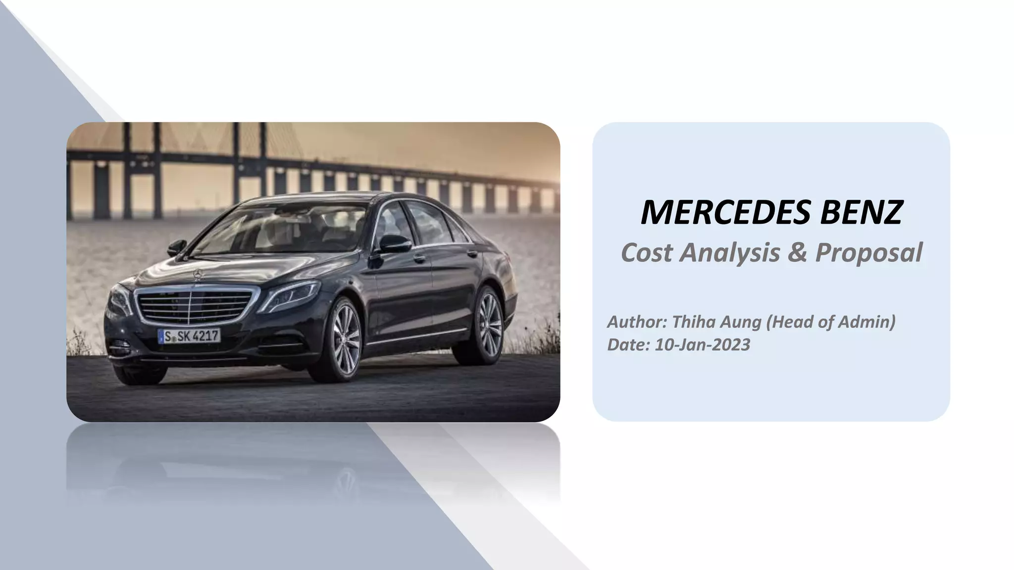 Mercedes Cost Analysis and Proposal.pptx