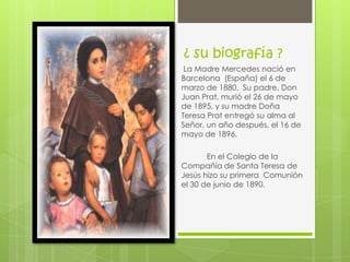 Mercedes del sagrado corazón prat, beata | PPTX