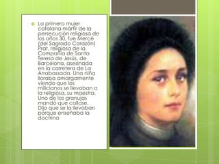 Mercedes del sagrado corazón prat, beata | PPT