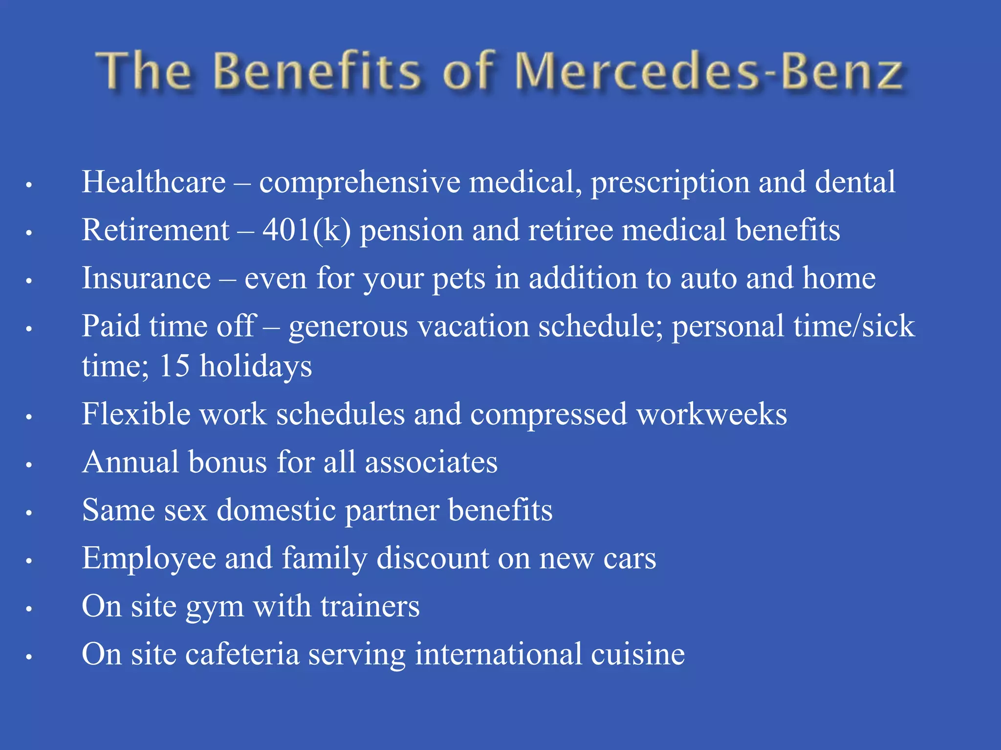 Mercedes Benz PowerPoint | PPTX