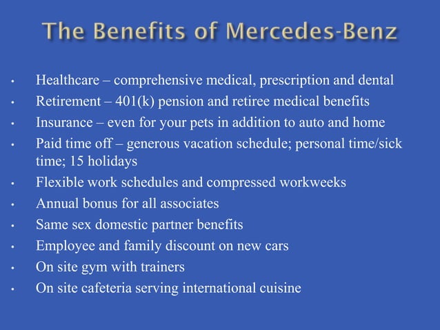 Mercedes Benz PowerPoint | PPTX