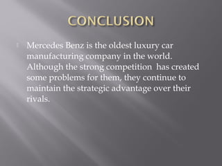Mercedes- strategy management | PPT