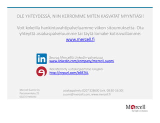 Mercell MTS hankintavahtipalvelun esittely | PDF