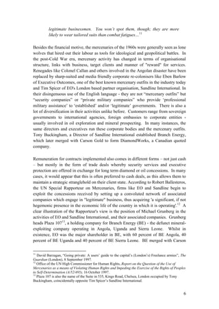 Mercenaries and African Conflicts: A Critique | PDF