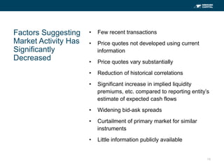 Mercer Capital | An Overview of ASC 820: Fair Value Measurement | PPT