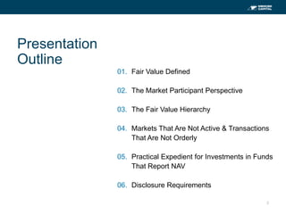 Mercer Capital | An Overview of ASC 820: Fair Value Measurement | PPT