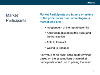 Mercer Capital | An Overview of ASC 820: Fair Value Measurement | PPT