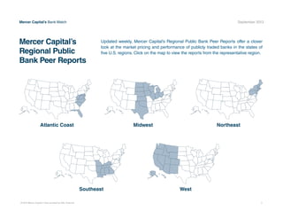 Mercer Capital's BankWatch | October 2013 | Loan Growth Resumes ...