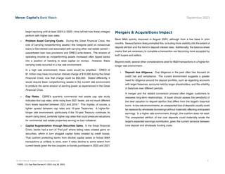 Mercer Capital's Bank Watch | September 2023 | The Interest Rate Environment Done Got Old | PDF