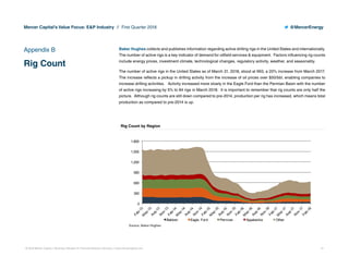 Mercer Capital's Value Focus: Energy Industry | Q1 2018 | Segment ...