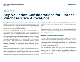 Mercer Capital's Value Focus: FinTech Industry | Mid-Year 2019 | PPT