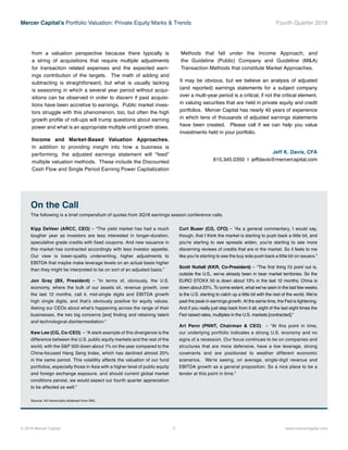 Mercer Capital's Portfolio Valuation: Private Equity and Venture ...