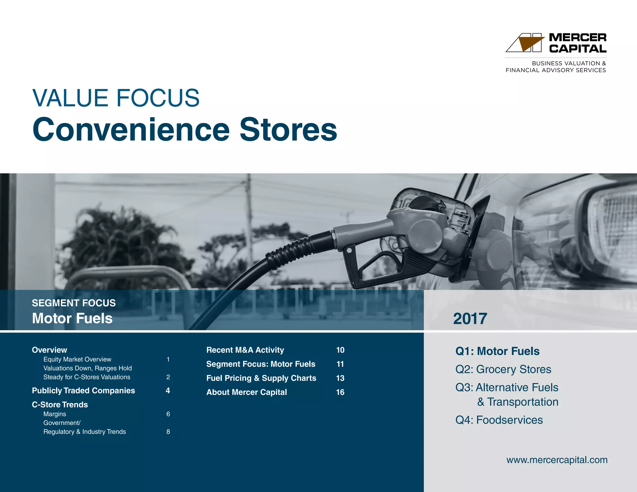 Mercer Capital's Value Focus: Convenience Store Industry | Q1 2017 ...